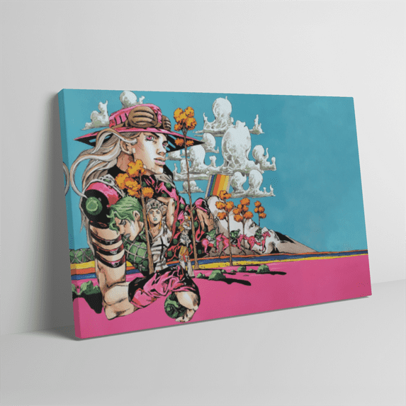 Japan Anime Canvas Inner Pine Wood Framed Wall Art,JoJo's Bizarre ...