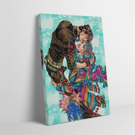 Japan Anime Canvas Inner Pine Wood Framed Wall Art,JoJo's Bizarre ...
