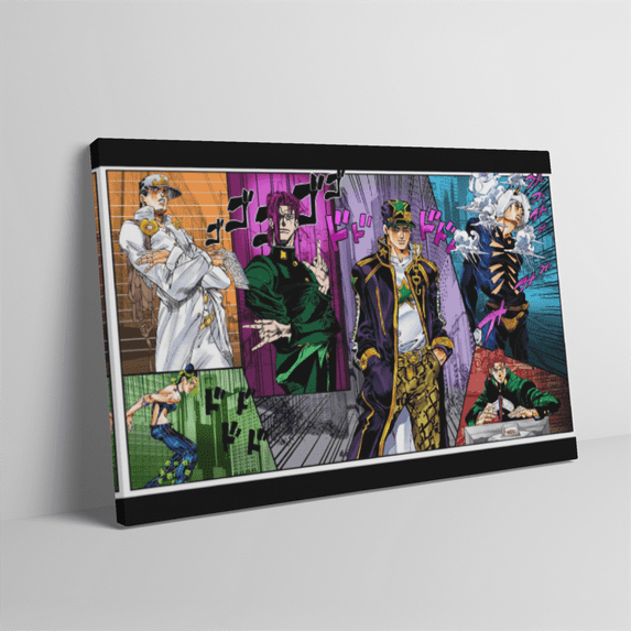Japan Anime Canvas Inner Pine Wood Framed Wall Art,JoJo's Bizarre ...