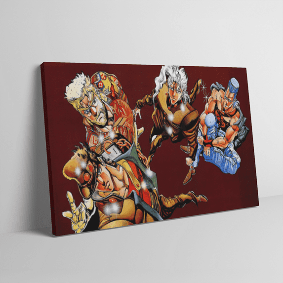 Japan Anime Canvas Inner Pine Wood Framed Wall Art,JoJo's Bizarre ...