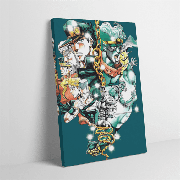 Japan Anime Canvas Inner Pine Wood Framed Wall Art,JoJo's Bizarre ...
