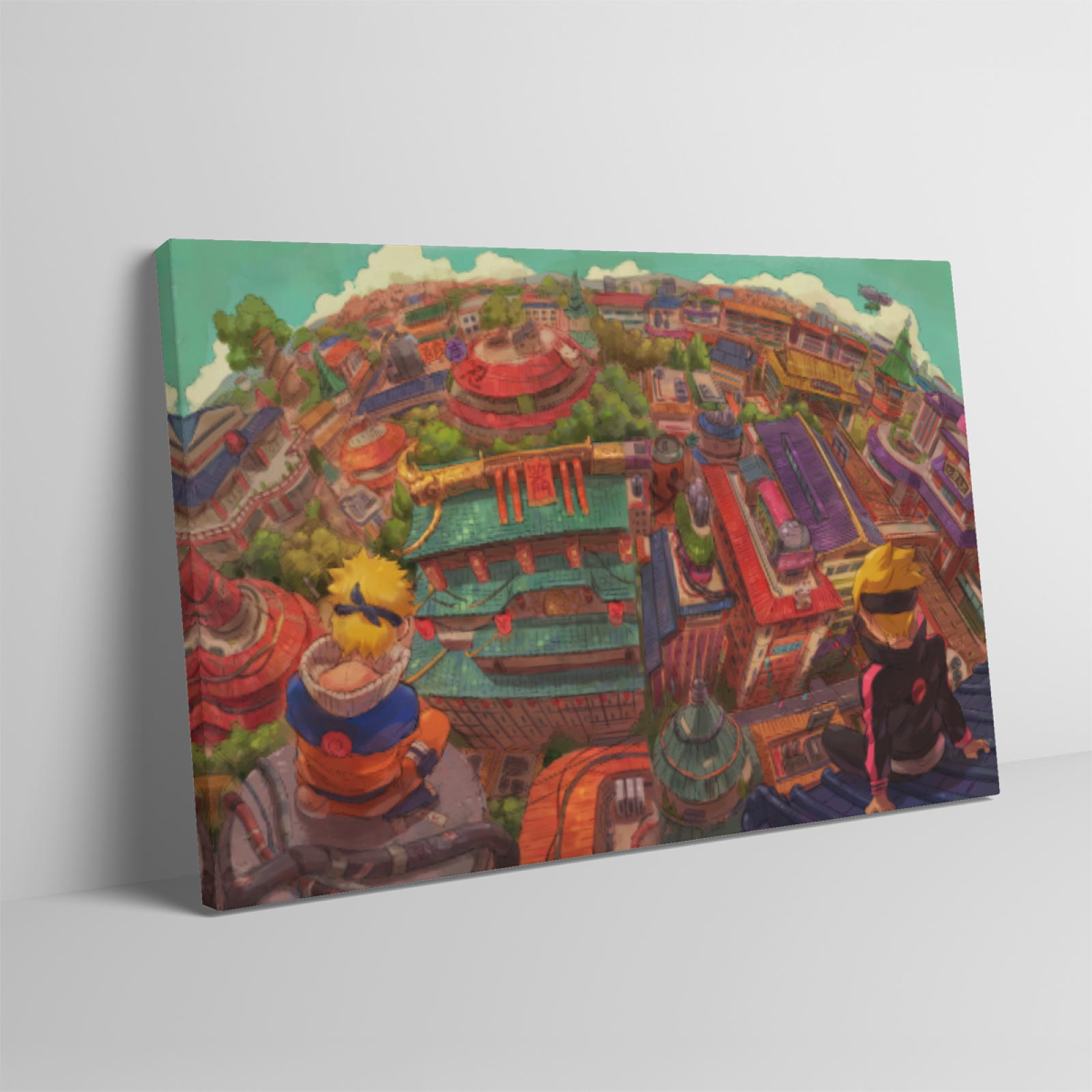 Japan Anime Canvas Inner Pine Wood Framed Wall Art,Naruto Poster Wall ...
