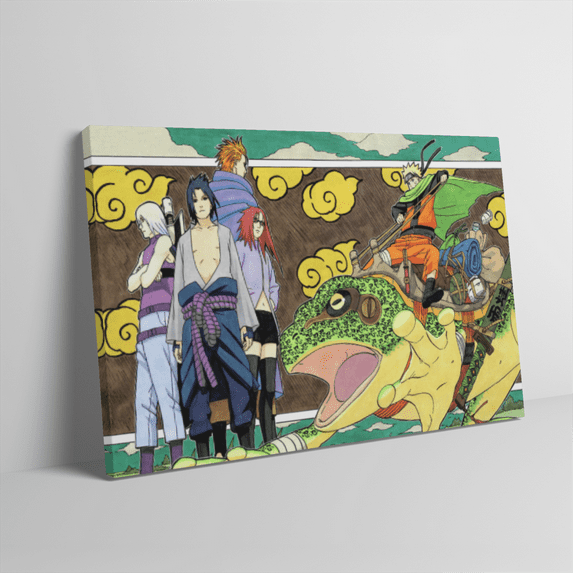 Japan Anime Canvas Inner Pine Wood Framed Wall Art,Naruto Poster Wall ...