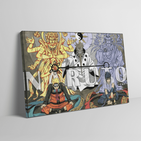 Japan Anime Canvas Inner Pine Wood Framed Wall Art,Naruto Poster Wall ...