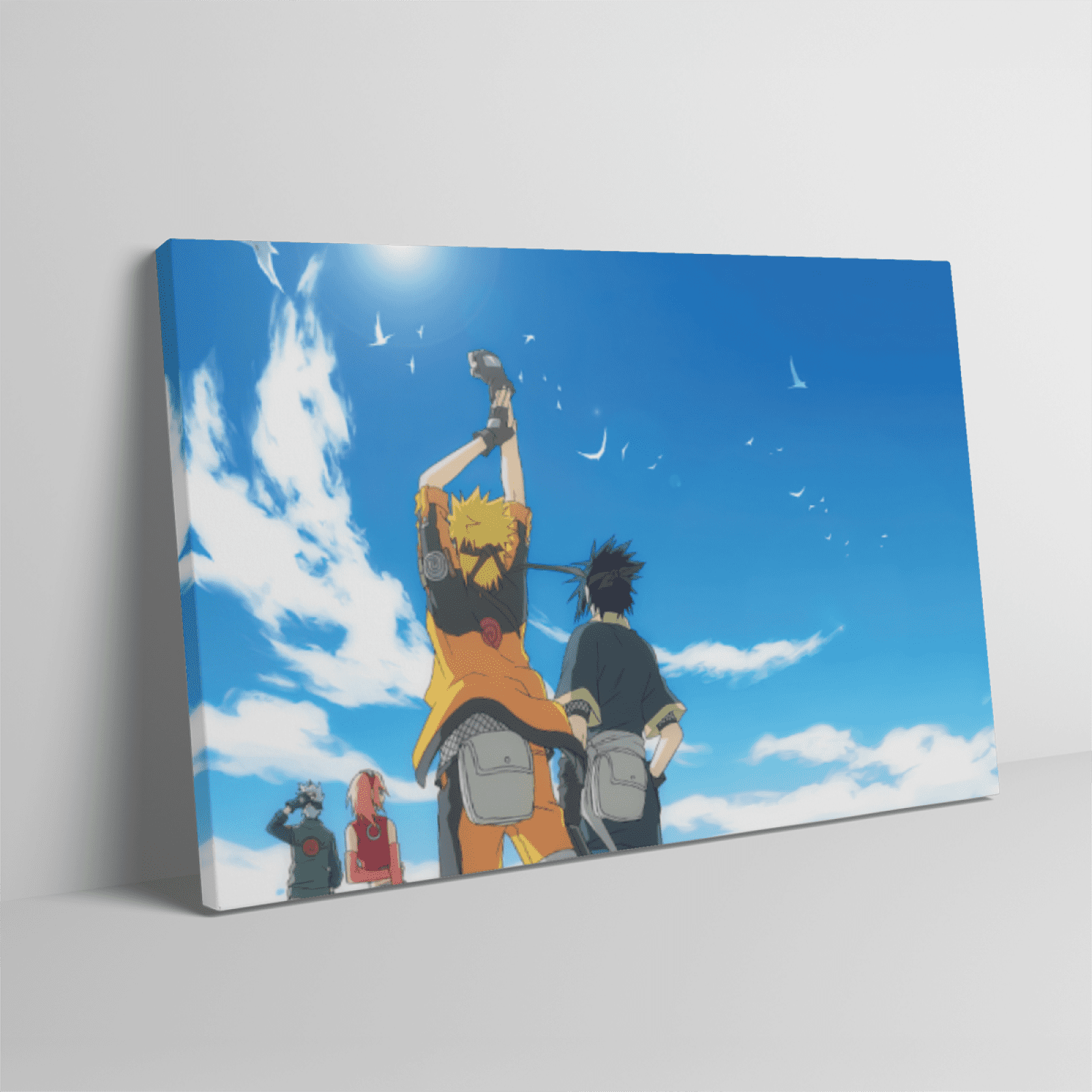 Japan Anime Canvas Inner Pine Wood Framed Wall Art,Naruto Poster Wall ...