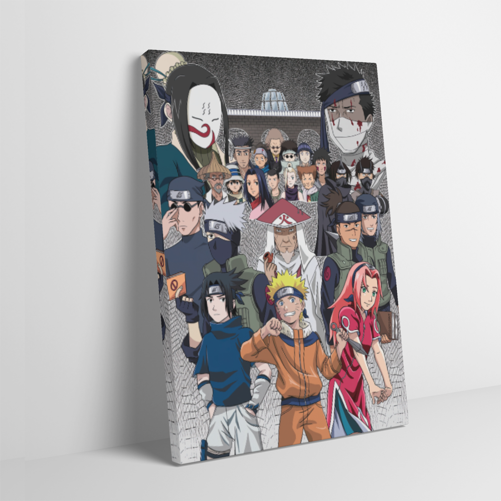 Japan Anime Canvas Inner Pine Wood Framed Wall Art,Naruto Poster Wall ...