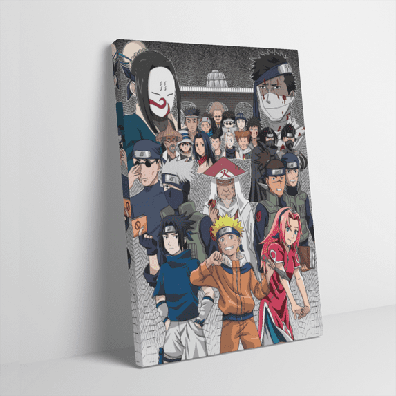 Japan Anime Canvas Inner Pine Wood Framed Wall Art,Naruto Poster Wall ...