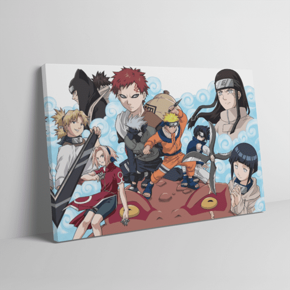 Japan Anime Canvas Inner Pine Wood Framed Wall Art,Naruto Poster Wall ...