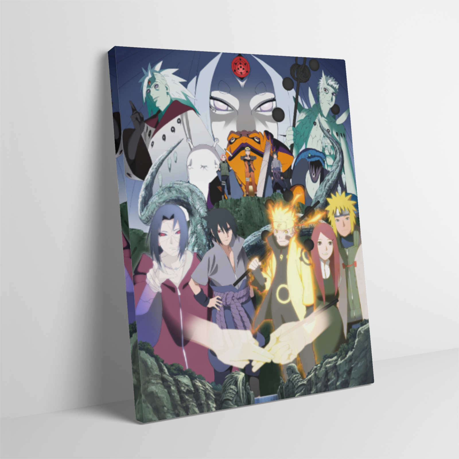 Japan Anime Canvas Inner Pine Wood Framed Wall Art,Naruto Poster Wall ...