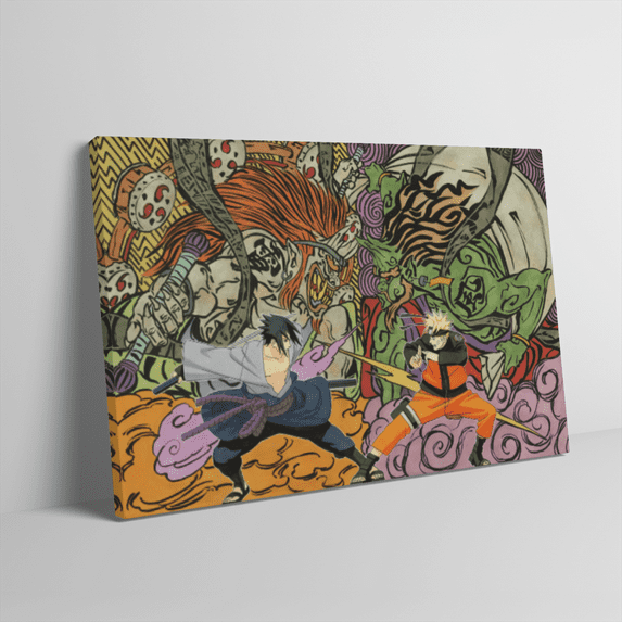 Japan Anime Canvas Inner Pine Wood Framed Wall Art,Naruto Poster Wall ...