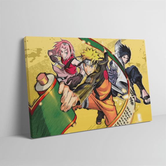Japan Anime Canvas Inner Pine Wood Framed Wall Art,Naruto Poster Wall ...