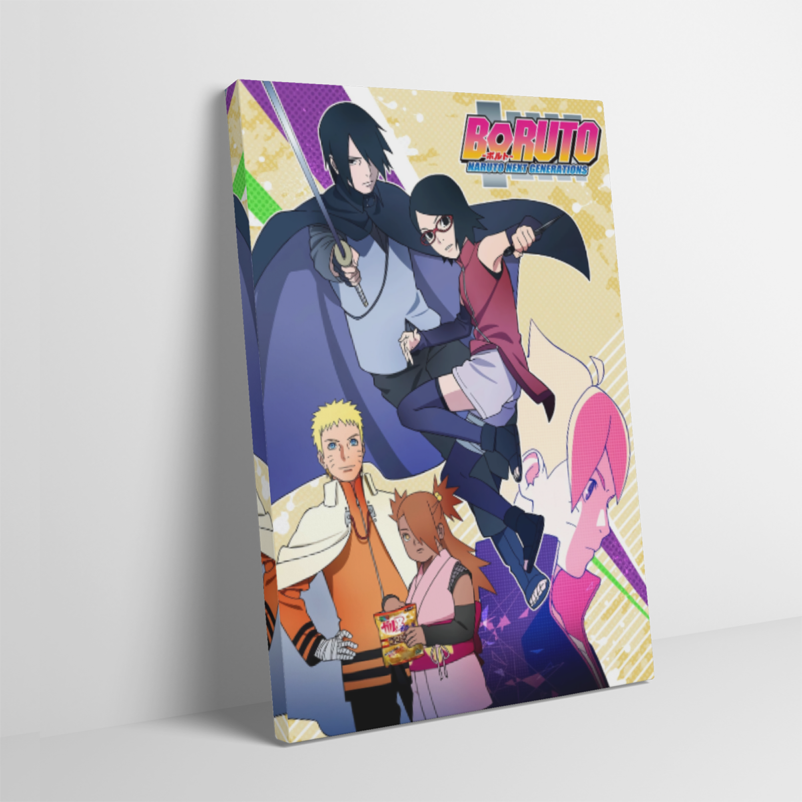 Japan Anime Canvas Inner Pine Wood Framed Wall Art,Naruto Poster Wall ...
