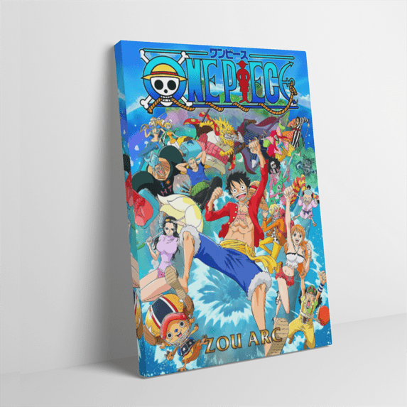 Japan Anime Canvas Inner Pine Wood Framed Wall Art,One Piece Poster ...