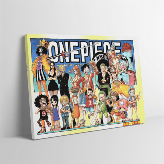 Japan Anime Canvas Inner Pine Wood Framed Wall Art,One Piece Poster ...