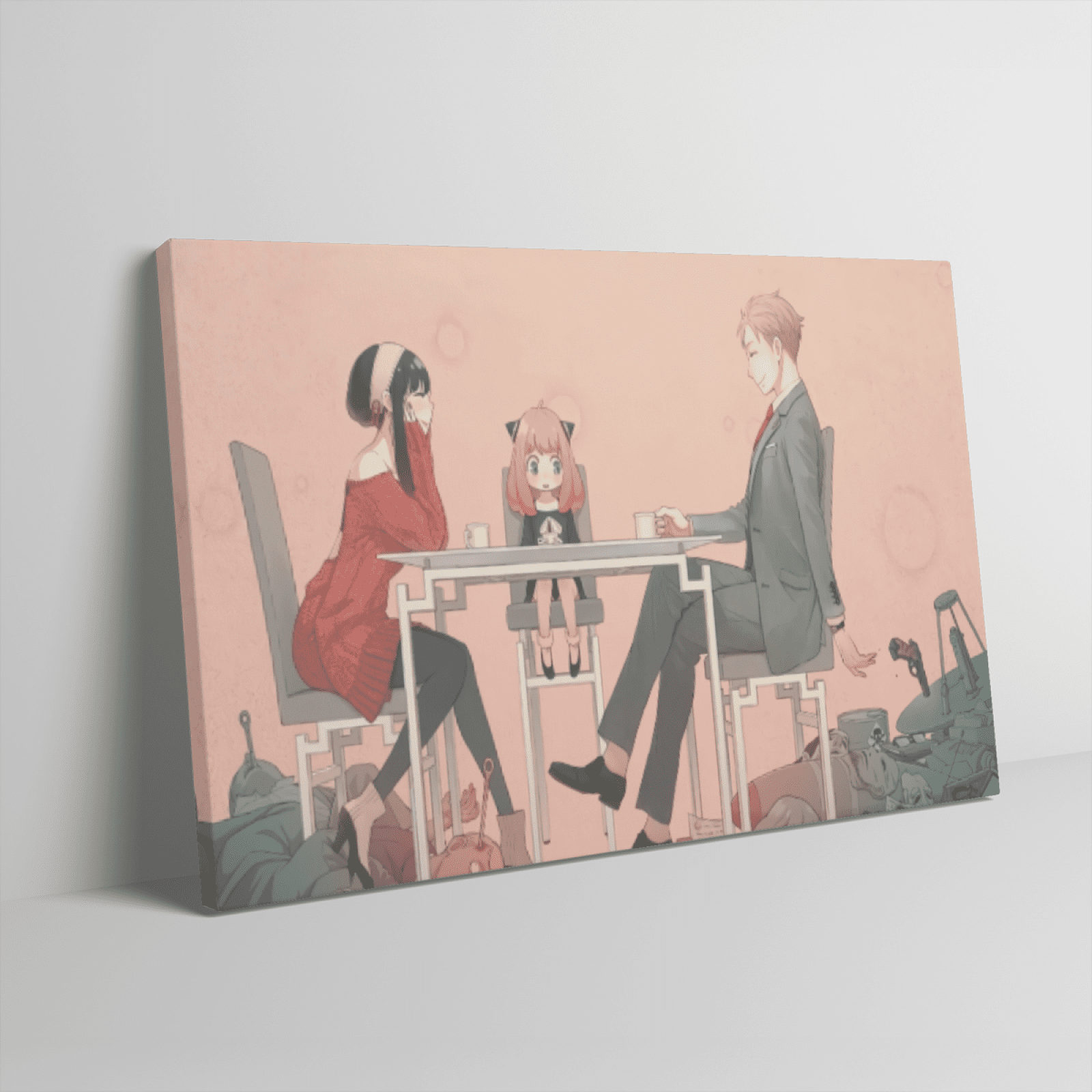 Japan Anime Canvas Inner Pine Wood Framed Wall Art,Spy X Family Poster ...