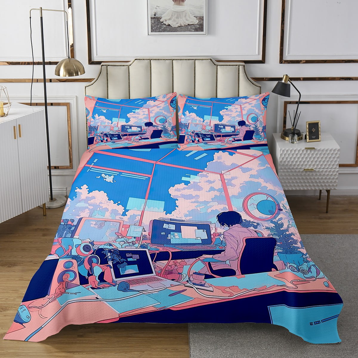 Japan Anime Gifts Bedspread Set Cartoon Quilt Set King,Cartoon Japanese ...