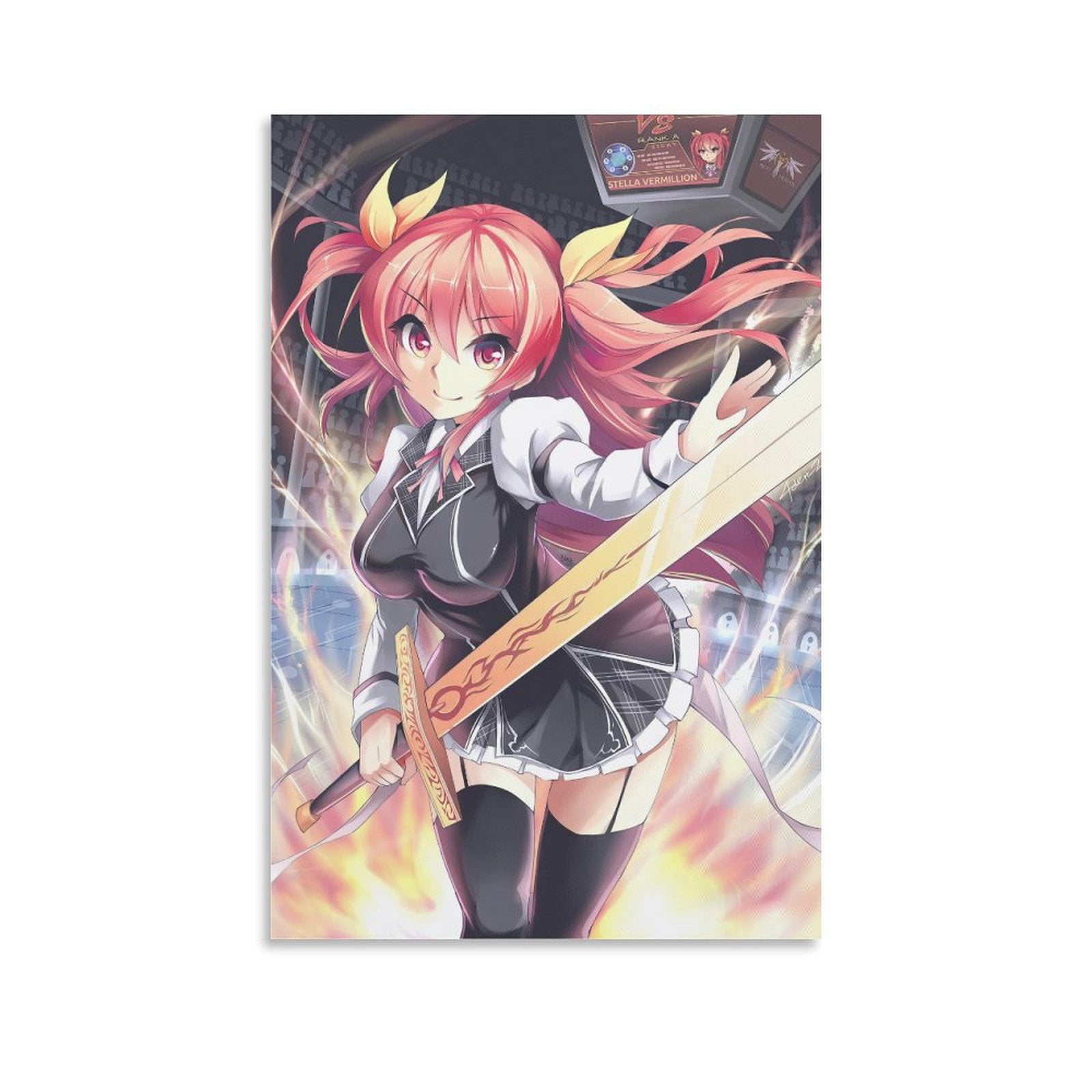 Japan Anime Girl Chivalry of A Failed Knight Vermillion Stella Sexy ...