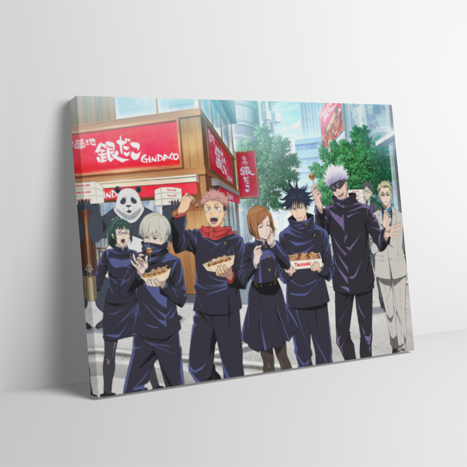 Japan Anime JJK Canvas Inner Pine Wood Framed Wall Art,Jujutsu Kaisen ...