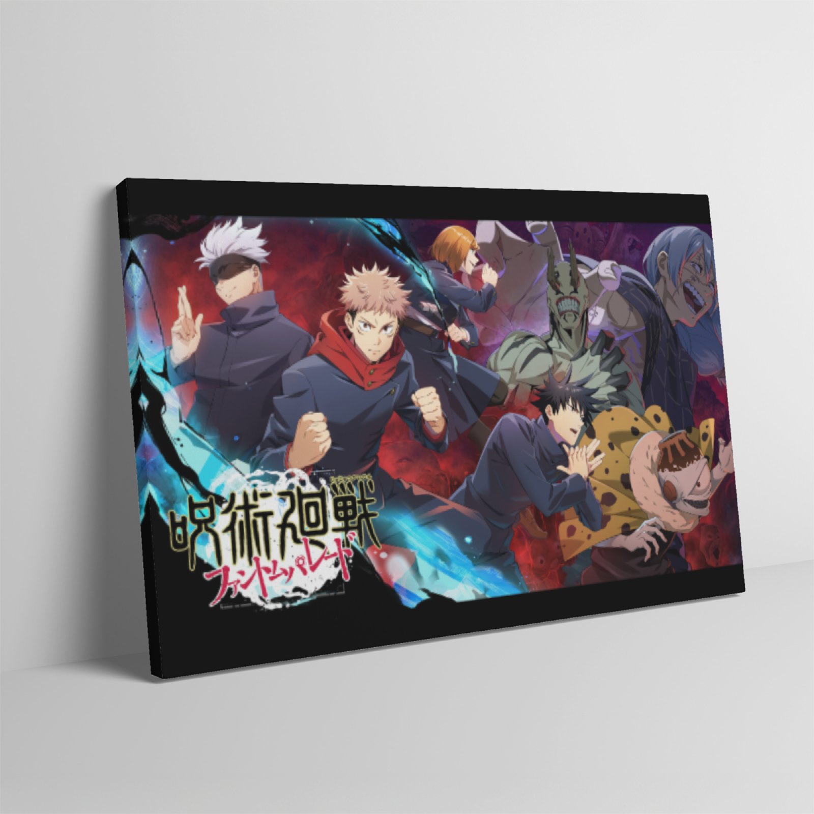 Japan Anime JJK Canvas Inner Pine Wood Framed Wall Art,Jujutsu Kaisen ...