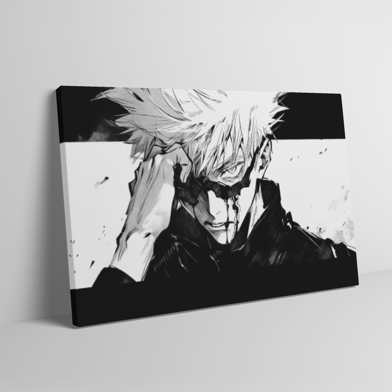 Japan Anime JJK Canvas Inner Pine Wood Framed Wall Art,Jujutsu Kaisen ...