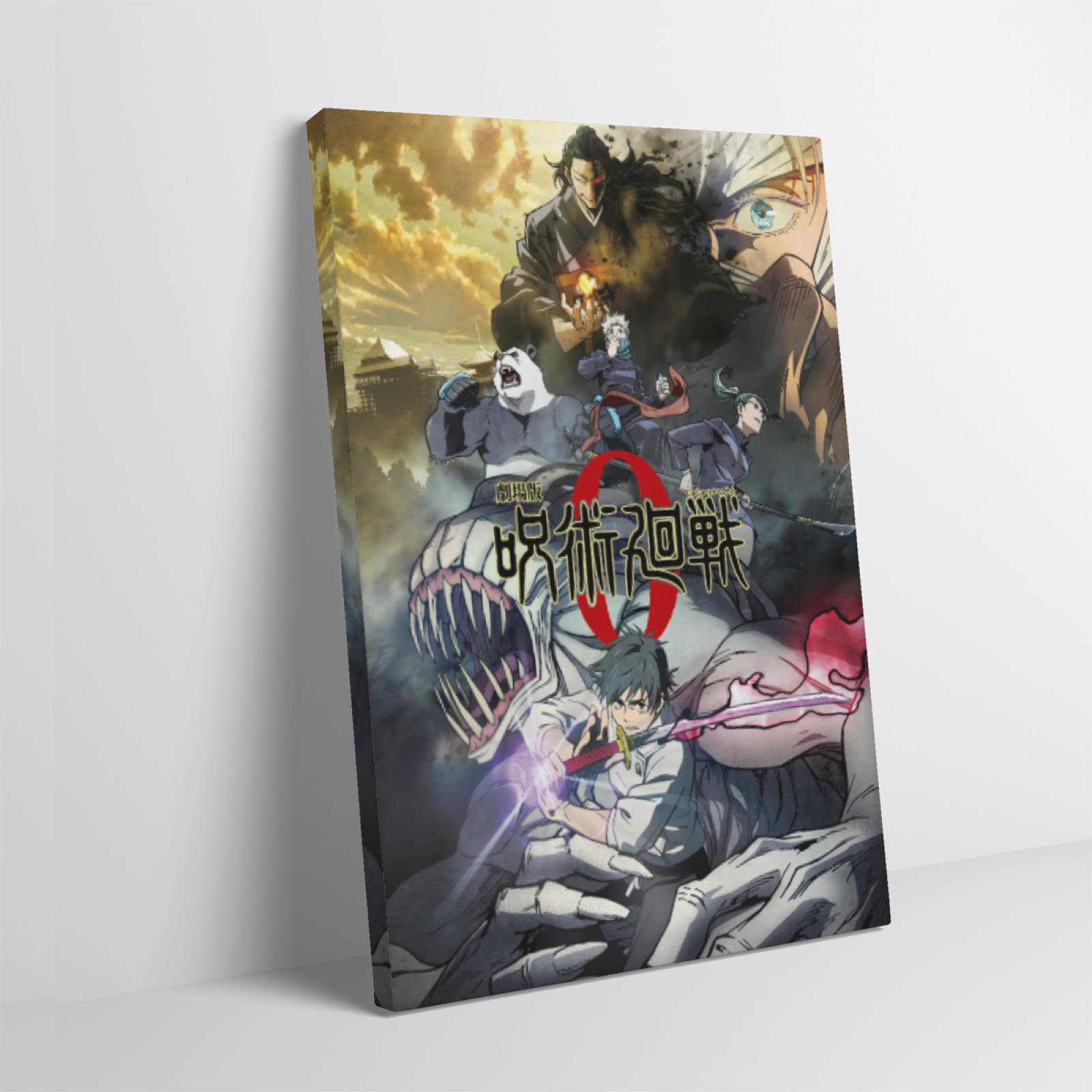 Japan Anime JJK Canvas Inner Pine Wood Framed Wall Art,Jujutsu Kaisen ...