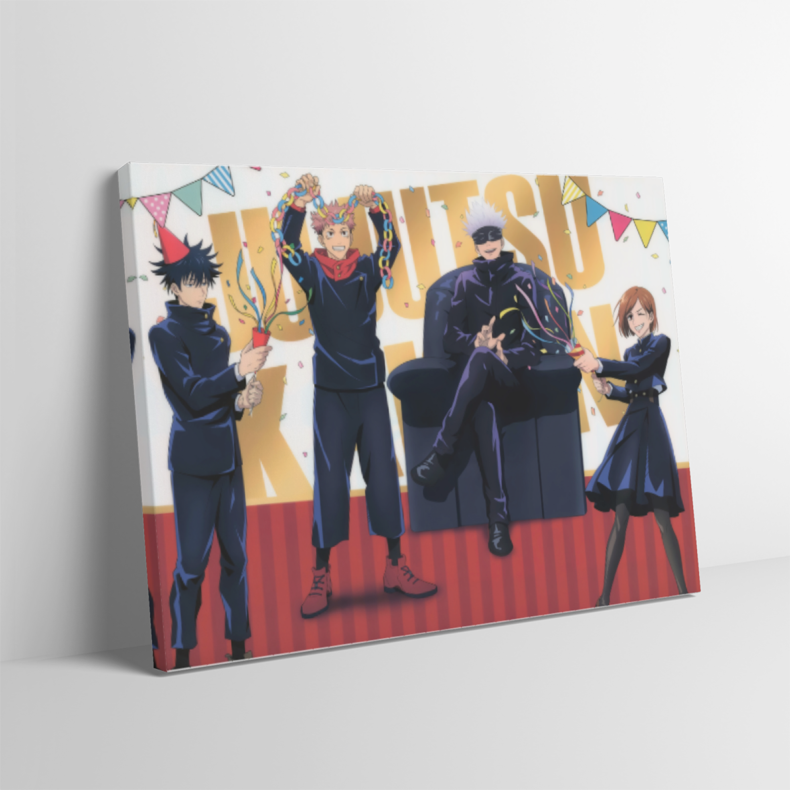 Japan Anime JJK Canvas Inner Pine Wood Framed Wall Art,Jujutsu Kaisen ...