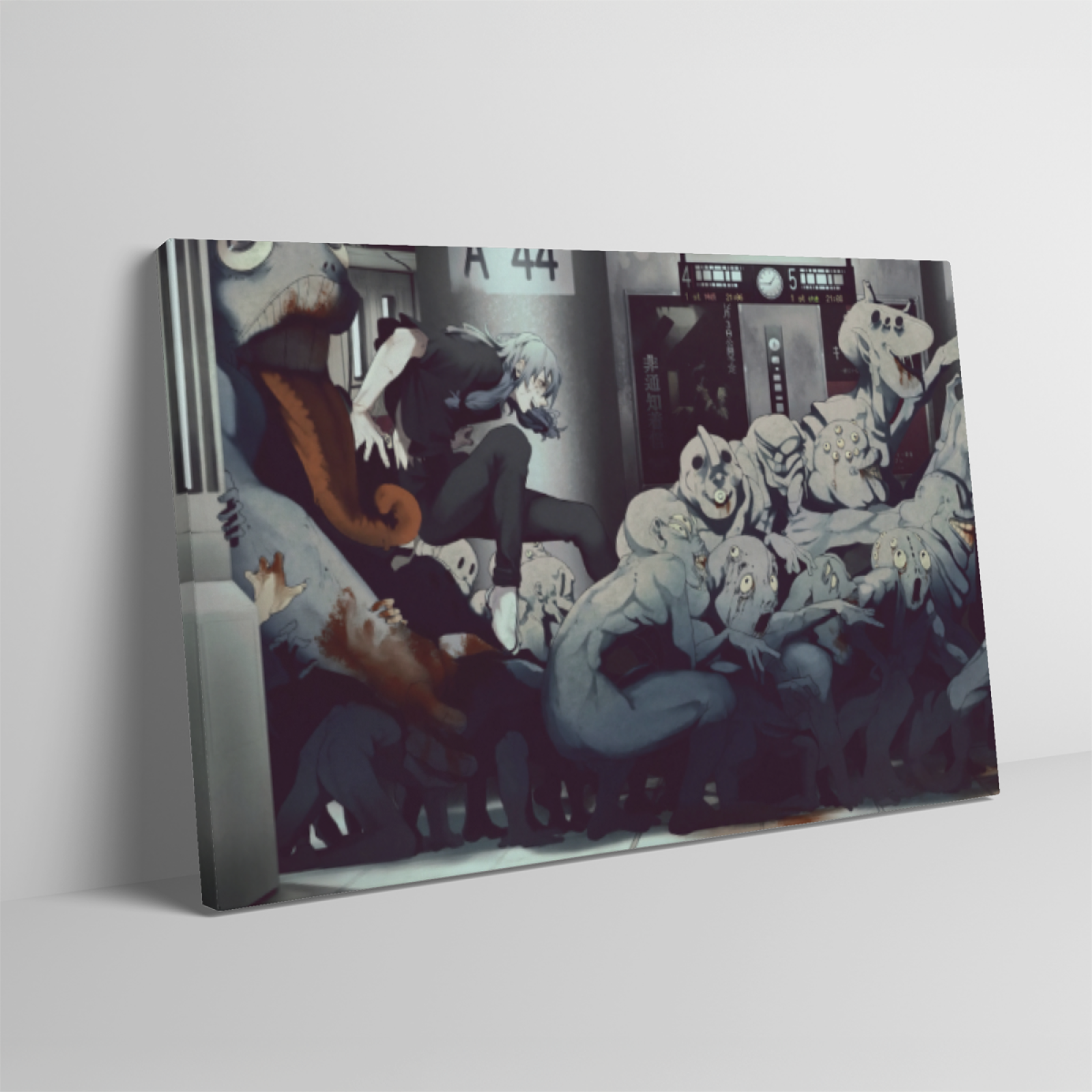 Japan Anime JJK Canvas Inner Pine Wood Framed Wall Art,Jujutsu Kaisen ...