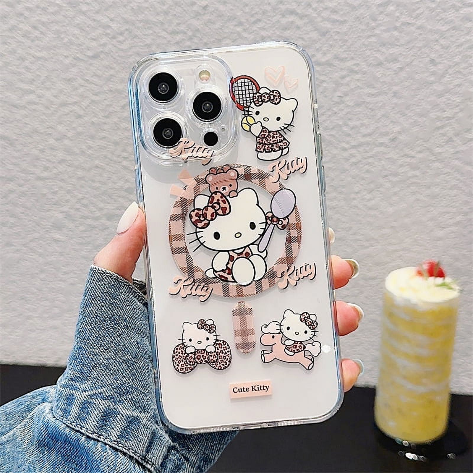 Japan Anime Sanrio Hello Kitty Magnetic Attraction Case With Holder For ...