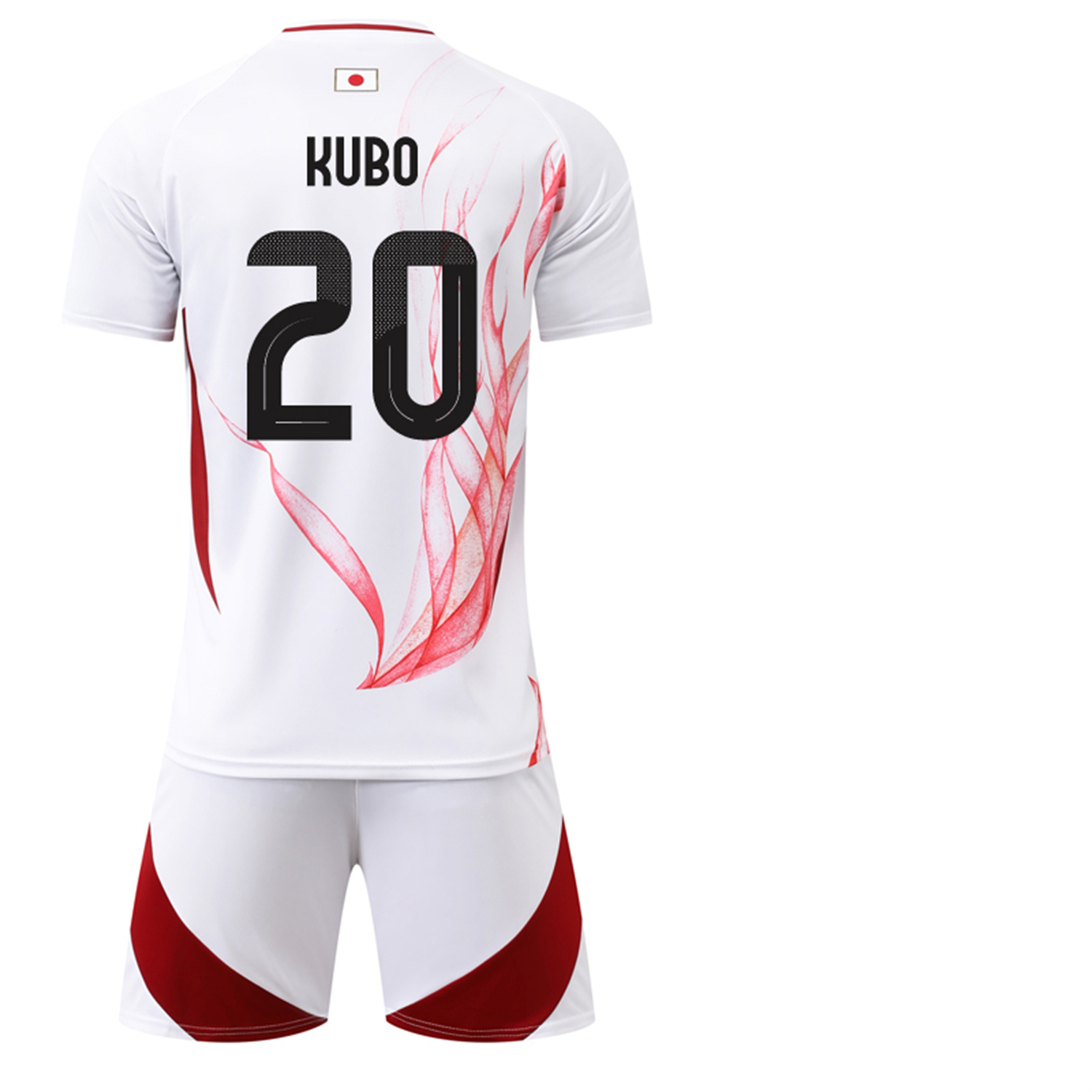 Japan Away Stadium Shirt 2024 with Kubo 20 printing - Walmart.com
