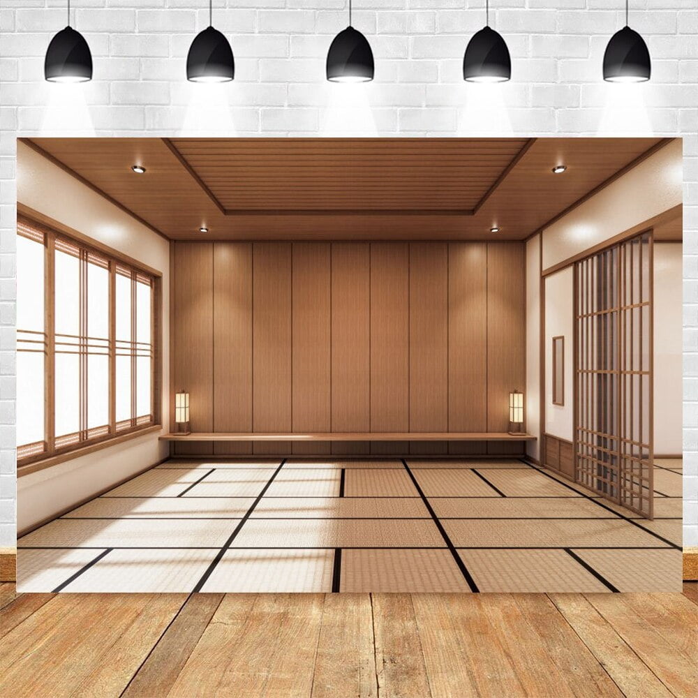 Japan Backdrop Japanese Cherry Blossoms Mount Fuji Landscape Living ...