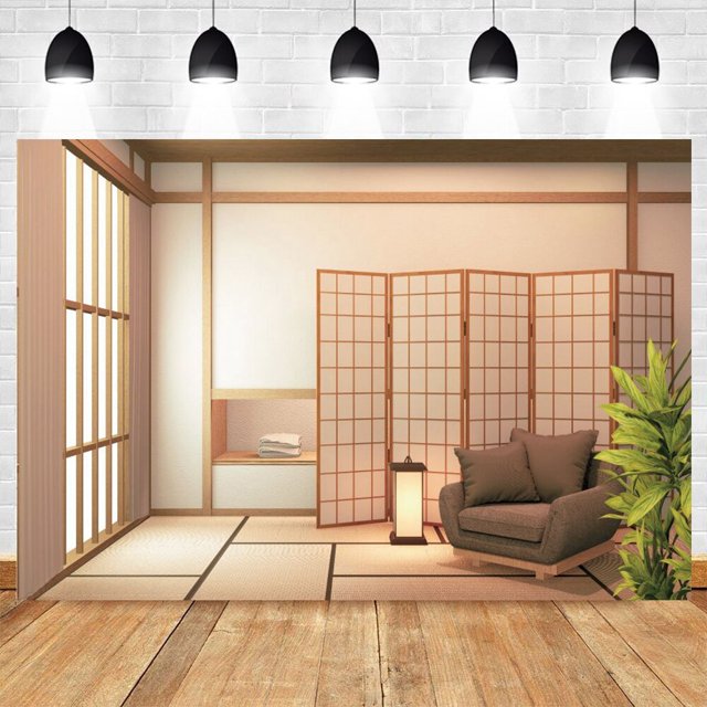 Japan Backdrop Japanese Cherry Blossoms Mount Fuji Landscape Living ...