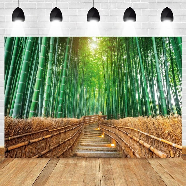 Japan Backdrop Japanese Cherry Blossoms Mount Fuji Landscape Living ...