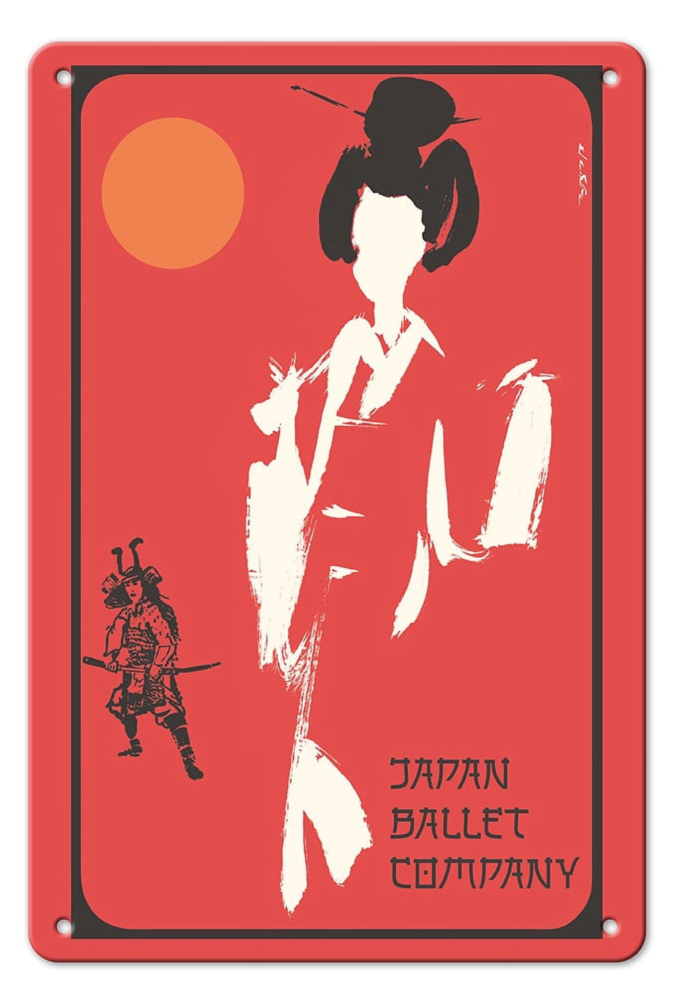 Japan Ballet Company (Cherry Blossom Tree) - Vintage Dance Poster by ...