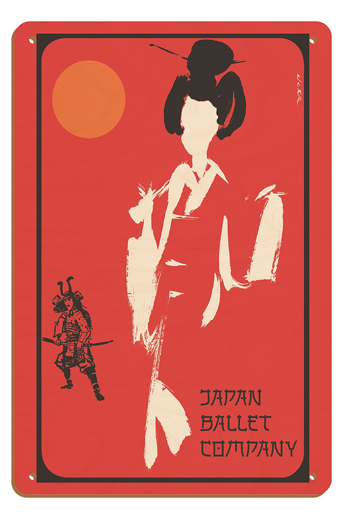 Japan Ballet Company (Cherry Blossom Tree) - Vintage Dance Poster by ...