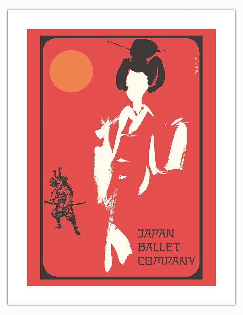 Japan Ballet Company (Cherry Blossom Tree) - Vintage Dance Poster by ...