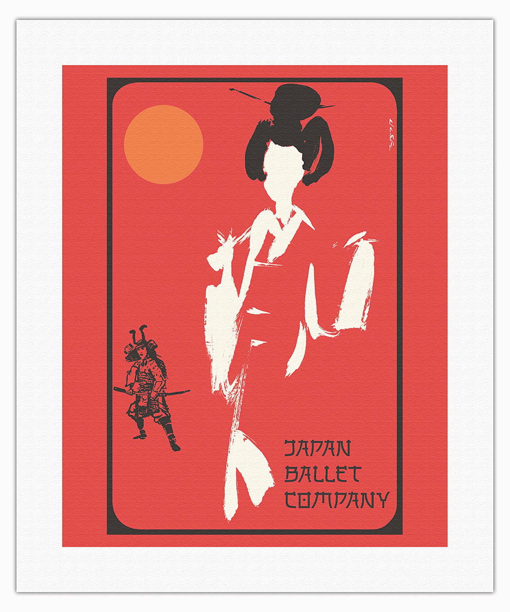 Japan Ballet Company (Cherry Blossom Tree) - Vintage Dance Poster by ...