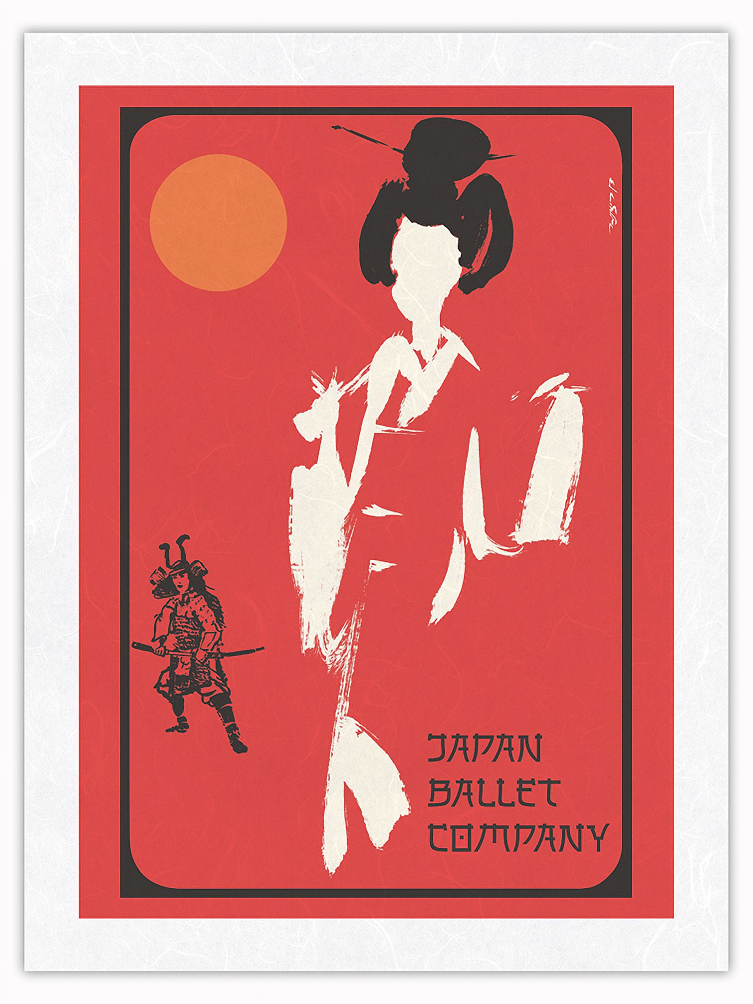 Japan Ballet Company (Cherry Blossom Tree) - Vintage Dance Poster by ...