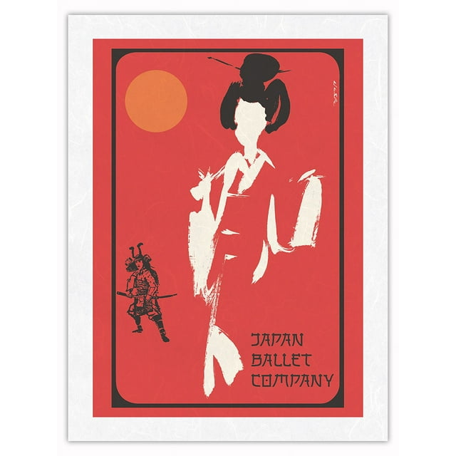 Japan Ballet Company (Cherry Blossom Tree) - Vintage Dance Poster by ...