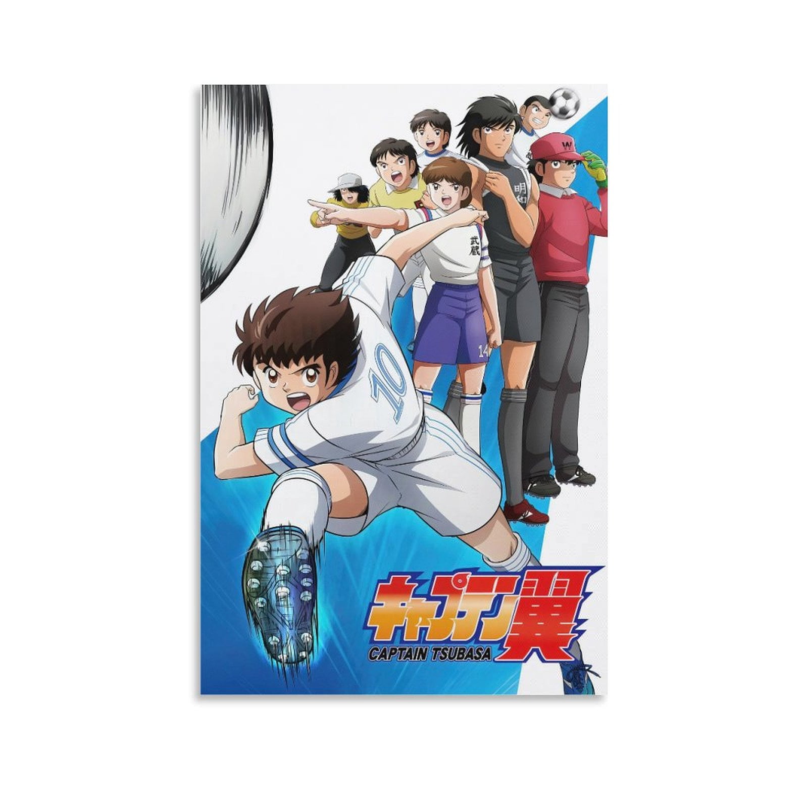 Japan About Children Tournament Anime Captain Tsubasa Poster Painting ...