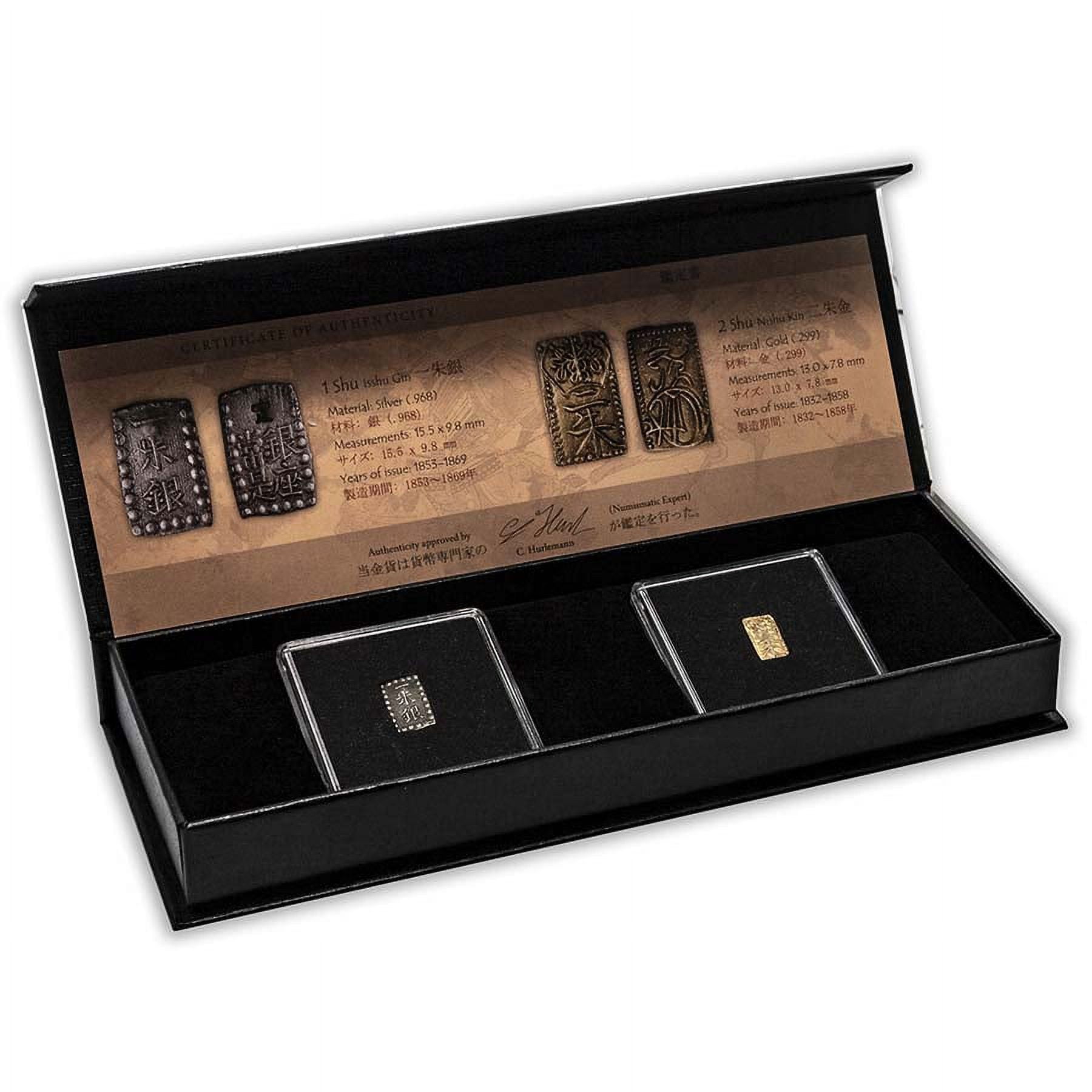 Japan Gold & Silver Money of the Samurai 2-Coin Presentation Set ...