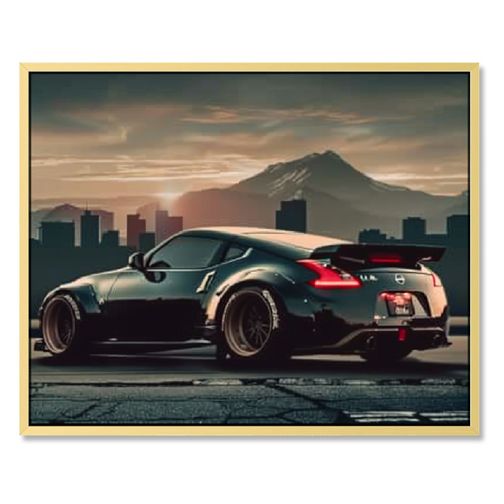 Japan Jdm Car Black Side Stationary s & Prints Hanging Painting for ...