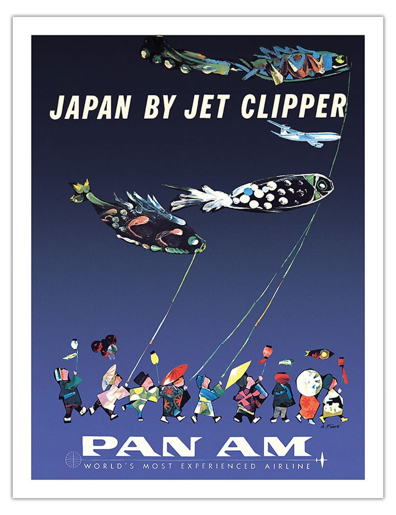 Japan by Jet Clipper - Koinobori (Carp Streamers) - Pan American ...