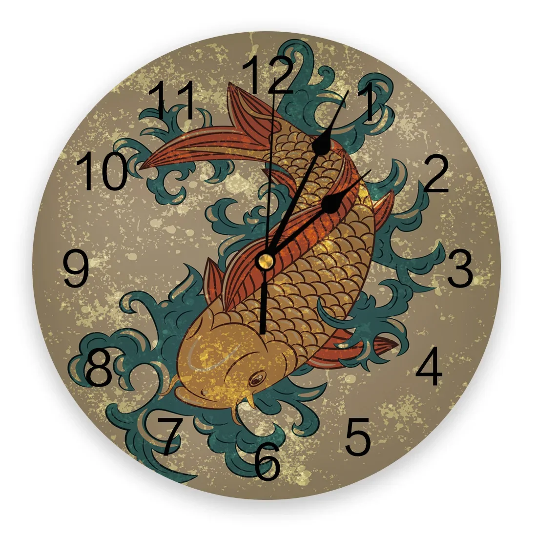 Japan Mount Fuji Cherry Blossom Clocks Silent Home Cafe Office Decor ...