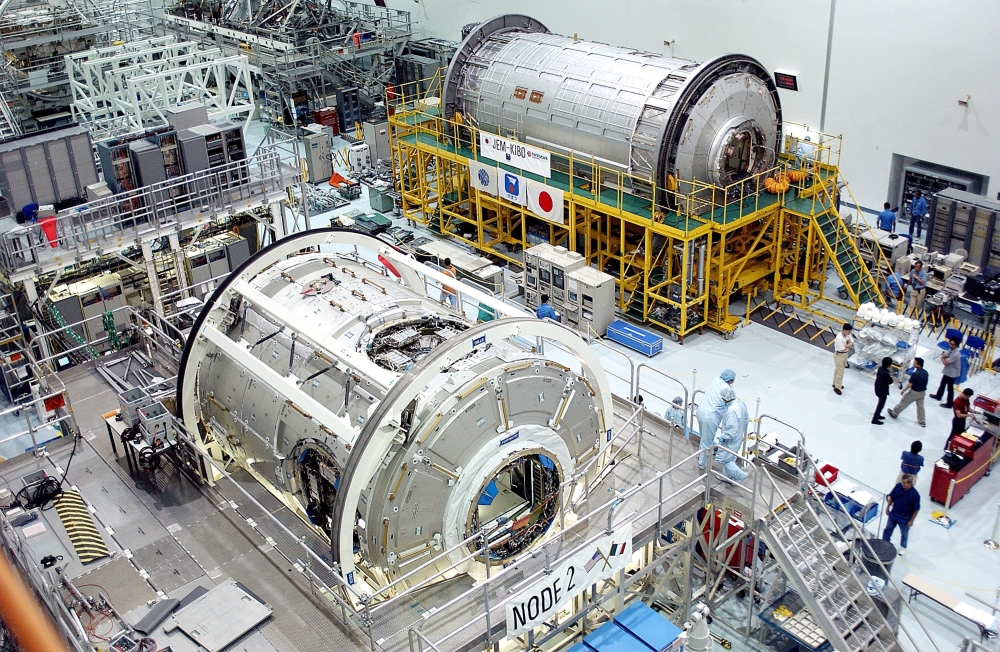 Japan'S Contribution To The International Space Station. In Upper Right ...