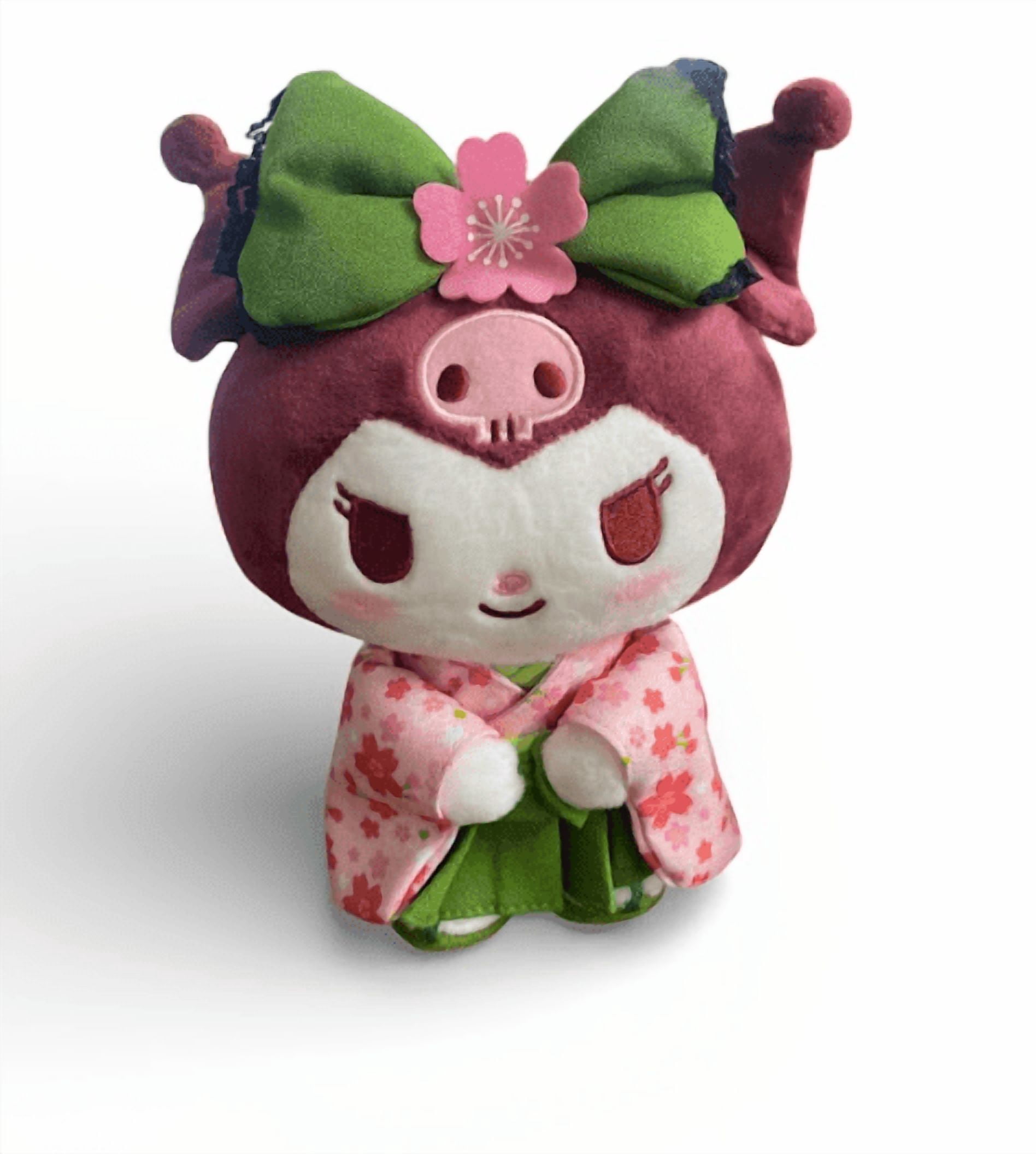 Japan Sanrio Plush Toy - Kuromi : Matcha Sakura Kimono - Walmart.com