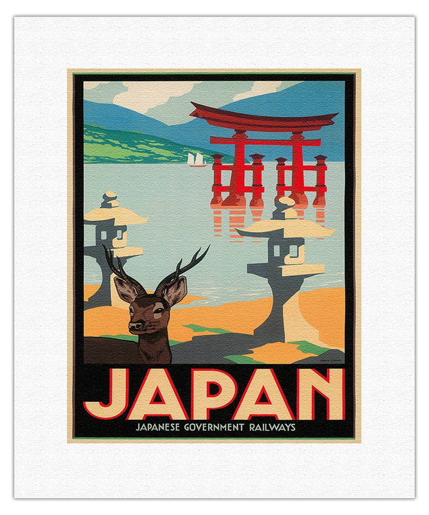 Japan - Shinto Shrine in Hakone Japan - Japanese Government Railways ...