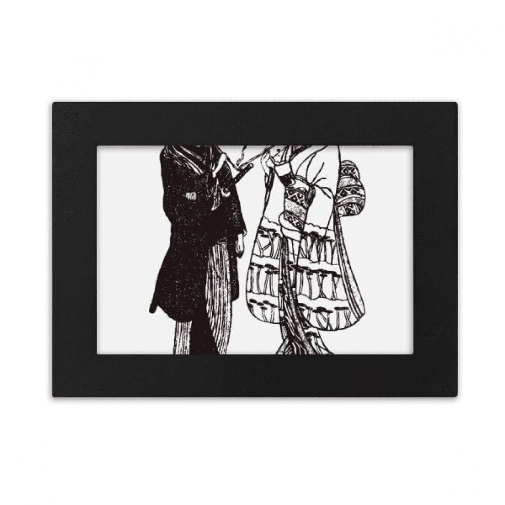 Japan Sketch Japanese Style Art Desktop Photo Frame Ornaments Picture ...