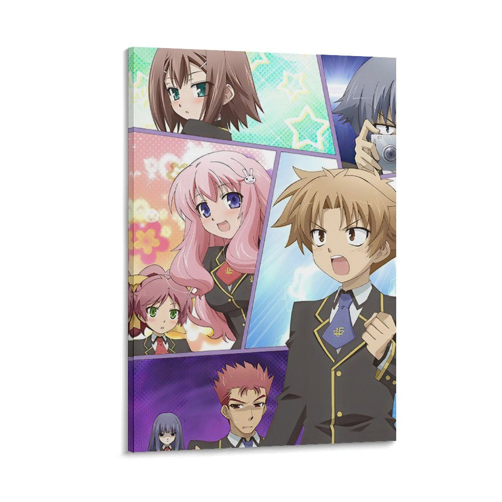 Japan Slice of Life Anime Baka And Test Poster Painting On Canvas Wall ...