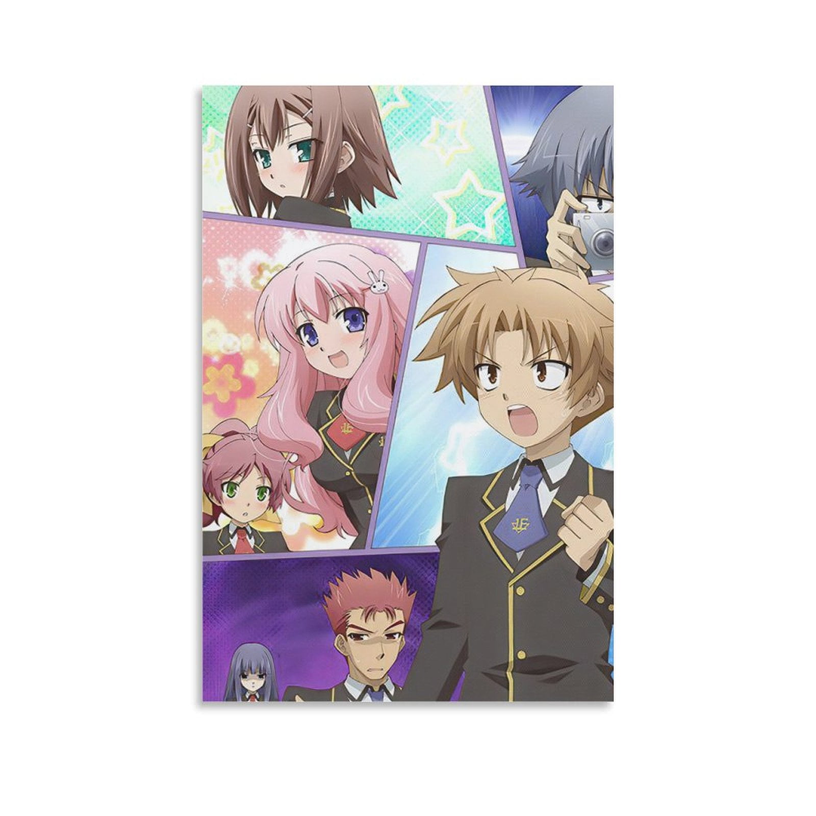 Japan Slice of Life Anime Baka And Test Poster Picture Print Wall Art ...