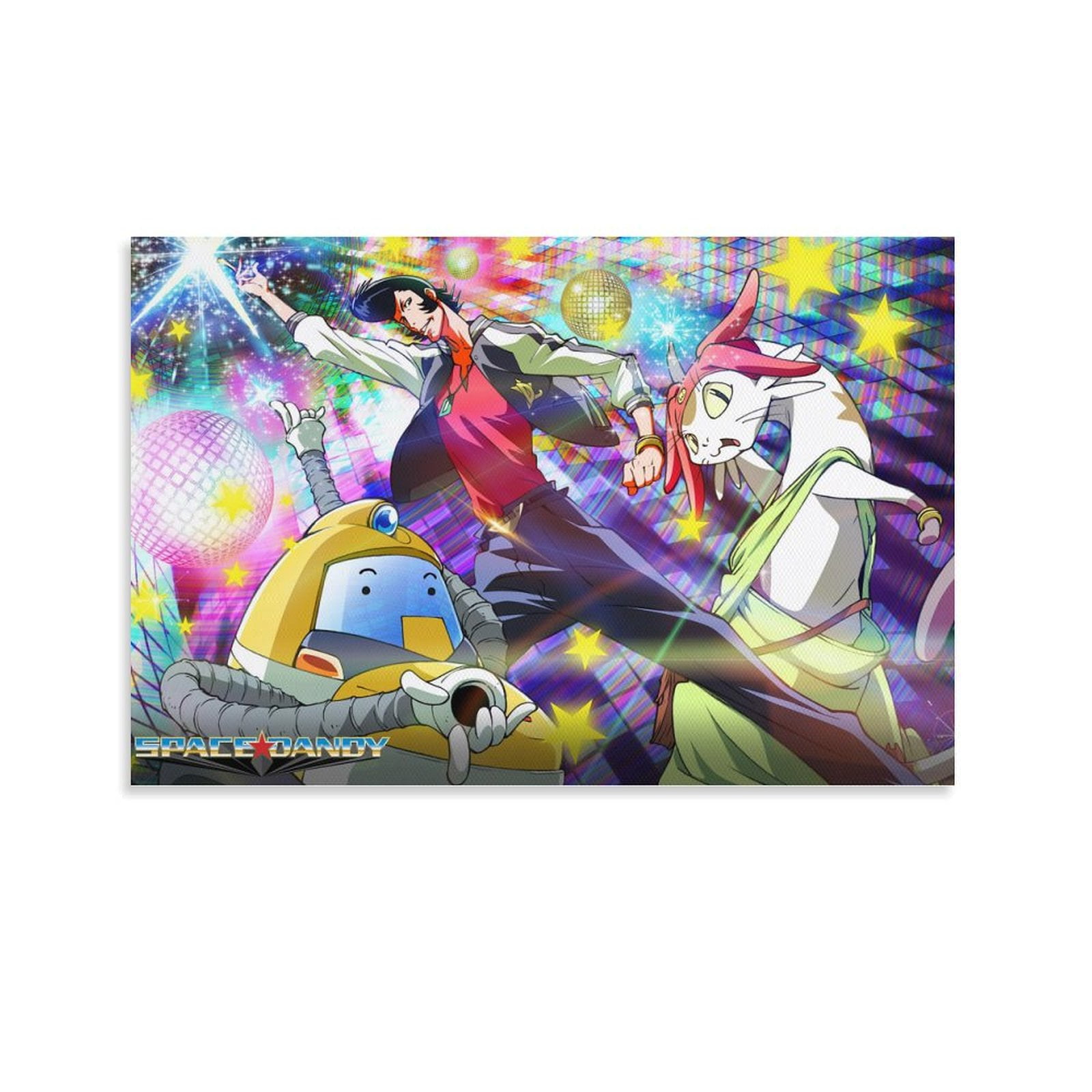 Japan Space Travel Comedy Anime Series Space Dandy Poster Gifts Canvas ...